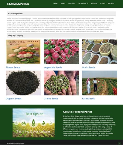 E-Farming Portal: Java Spring Boot, React JS and MySQL Project