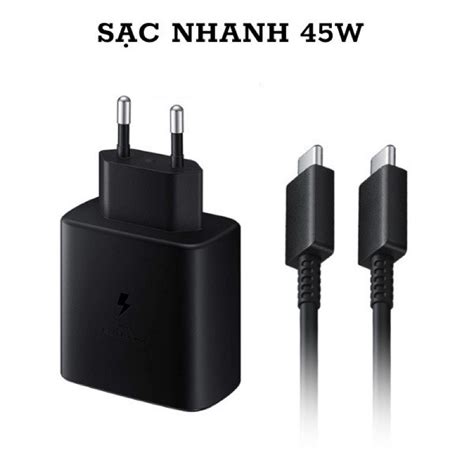 bộ Sạc nhanh SS 45W củ sạc cáp dây sạc nhanh type c bảo hành 12 tháng lỗi 1 đổi 1 Shopee Việt Nam
