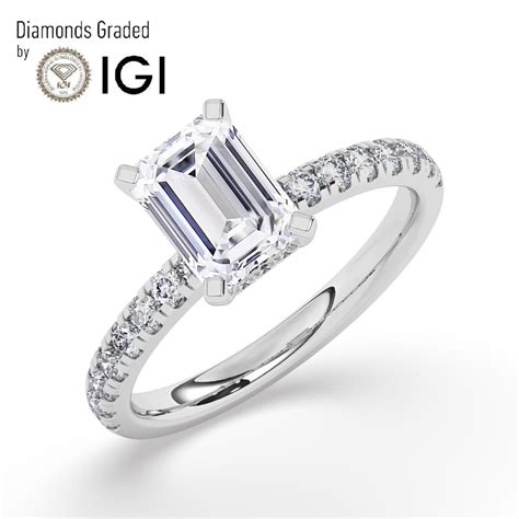 Igi Dvs1 200 Ct Solitaire Lab Grown Emerald Cut Diamond Etsy