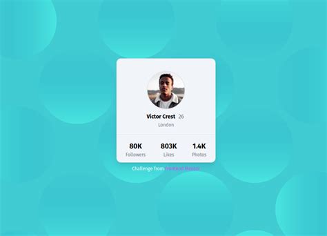 GitHub Kelvin Profile Card Tailwind