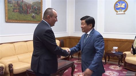 АБГББХ ны дарга Б Энх Амгалан Элчин сайд Д Н Гореликийг хүлээн авч уулзав Nio Mn