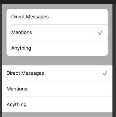Inline Single And Multi Picker Views For UIKit Without Tableview Easy And Simple