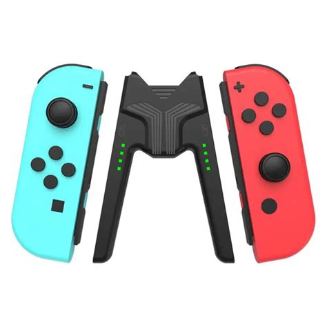 빠른 충전 핸들 그립 닌텐도 스위치스위치 Oled 조이 콘 컨트롤러 충전기 독 스테이션 Ns 게임 패드 티몬