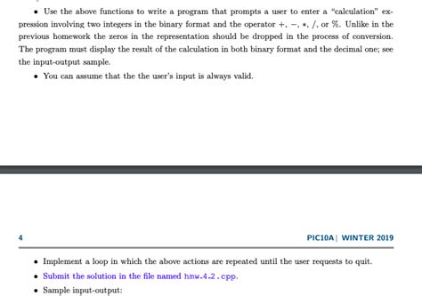 Problem 2 Binary Calculator Write A Program That