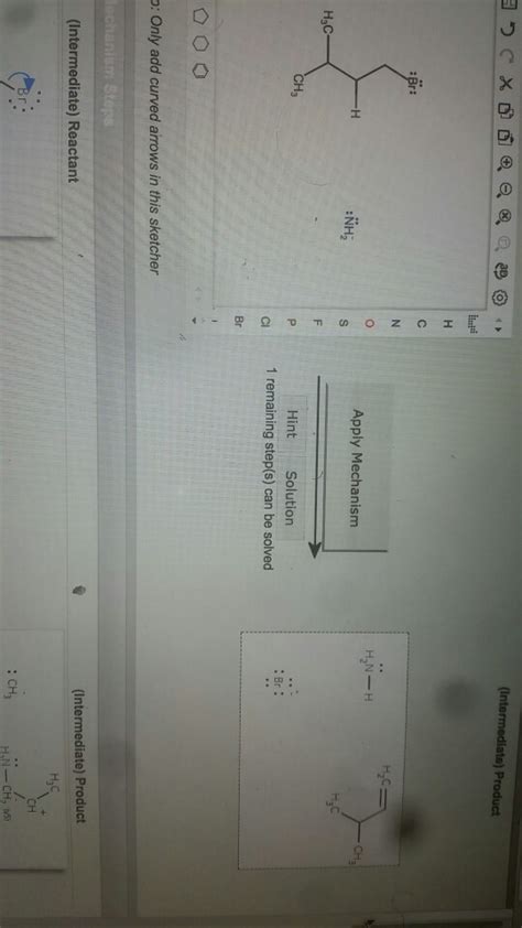 Solved Product H2C ーCH Apply Mechanism NH2 H3C Hint Solution Chegg com
