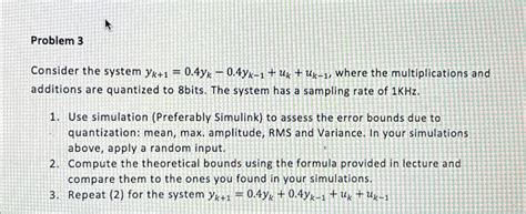 Solved Problem NConsider The System Chegg