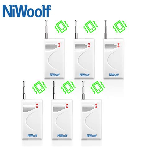 Wireless Vibration Detector 433mhz 6 Pieces Includ Grandado