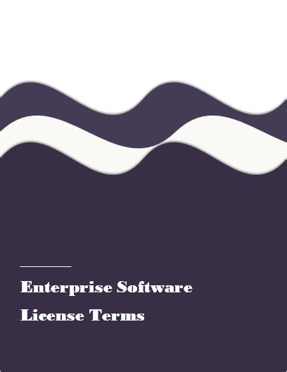 14 Official Software License Agreements Ms Word Templates