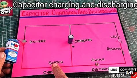 Capacitor Charging And Discharging Model Class 12th Physics Project