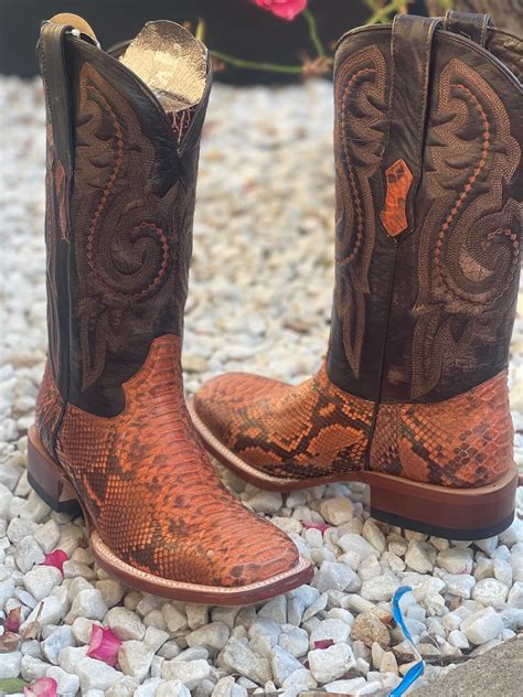 Authentic Python Boots Botas De Pitón Etsy Authentic Python Boots Botas De Pitón Etsy