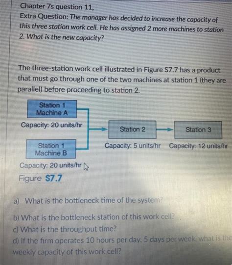 Solved Chapter 7s Question 11 Extra Question The Manager