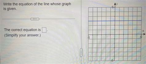 Solved Write The Equation Of The Line Whose Graph Is Given Chegg