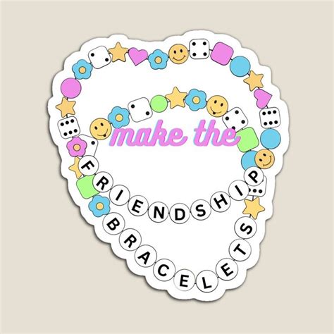 Taylor Swift Friendship Bracelets Magnet Yoyok Design Taylor Swift