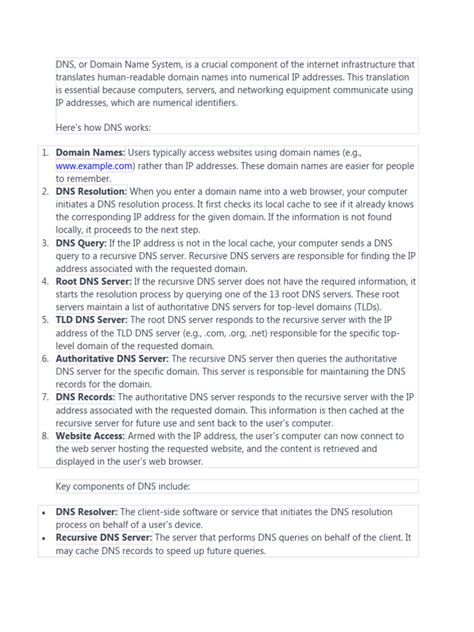 dns pdf domain name system domain name