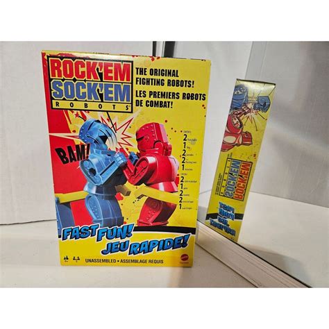 Mattel Games Rock Em Sock Em Robots Boxing Game Ccx97 Online Marketplace Everymarket