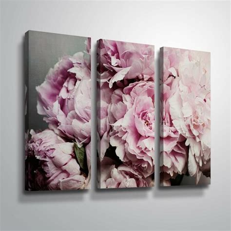 House Of Hampton® Peonies Galore Ii 3 Piece Print On And Reviews Wayfair