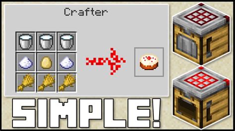 Minecraft 121 How To Get And Use The Crafter Javabedrock Youtube