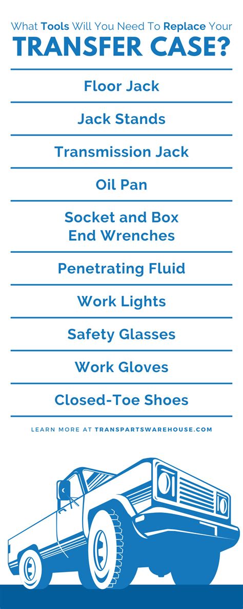 What Tools Will You Need To Replace Your Transfer Case
