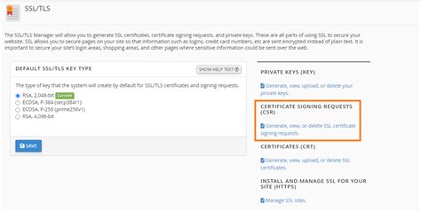 آموزش تولید CSR در سی پنل چگونه میتوانیم کد CSR در سی پنل تولید کنیم