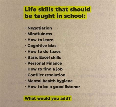 anjali panchal on linkedin school should definitely teach a few life