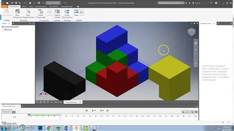 Creating Exploded Presentations In Inventor Youtube