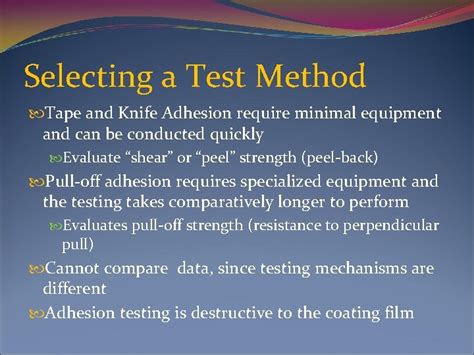 Coating Adhesion Testing Methods And Equipment Bill Corbett