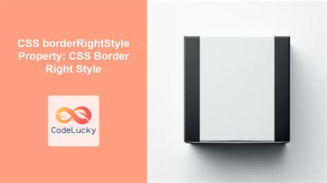 Css Border Complete Guide To Width Style And Color Properties Codelucky