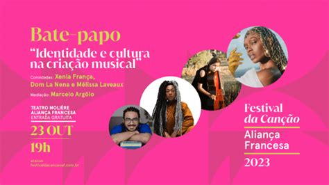 Bate papo com Xenia França Mélissa Laveaux Dom La Nena e Marcelo Argôlo mediação em Salvador