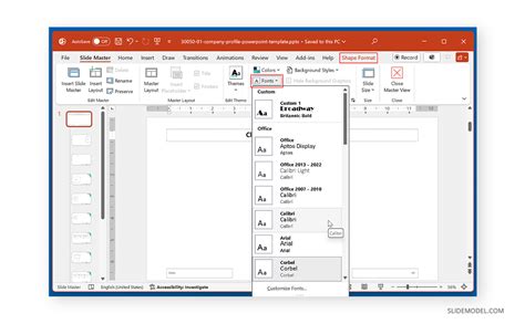 How To Change Theme Fonts In PowerPoint