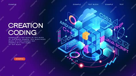 premium vector programming web banner