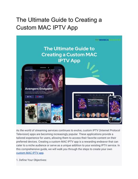 Ppt The Ultimate Guide To Creating A Custom Mac Iptv App Powerpoint Presentation Id 12479437