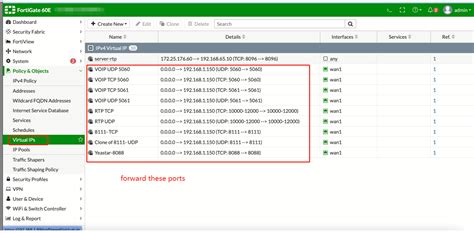 How To Do Port Forwarding On Fortigate Yeastar Support