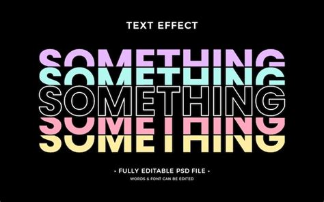 Premium Psd Duplicate Text Effect