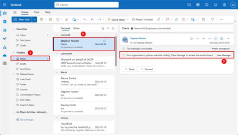 How To Enable Two Click Mail Preview For Encrypted Emails In Microsoft 365 O365info