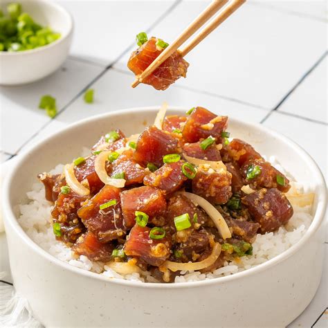 Hawaiian Poke Bowl Takes Two Eggs