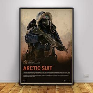 Rust Game Poster Wall Art Wall Prints Home Decor Kraft Paper Print Gift Poster Game Poster