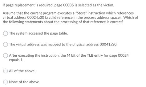 Solved Question 25 7 Points A Byte Oriented Virtual Memory