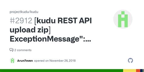 [kudu rest api upload zip] exceptionmessage central directory