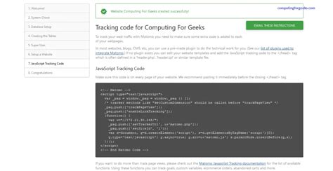 Install Matomo Analytics On Centos 8rocky Linux 8almalinux 8