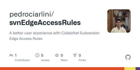 Github Pedrociarlinisvnedgeaccessrules A Better User Experience