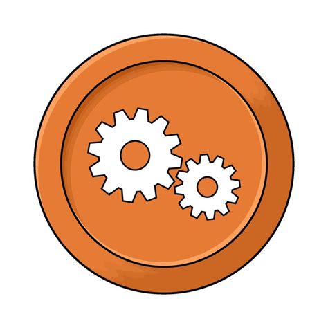 Settings Cog Illustration 60743094 Vector Art At Vecteezy