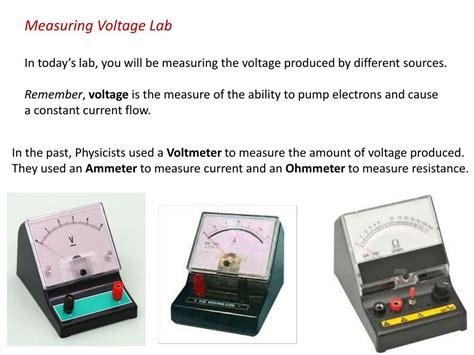 PPT Measuring Voltage Lab PowerPoint Presentation Free Download ID