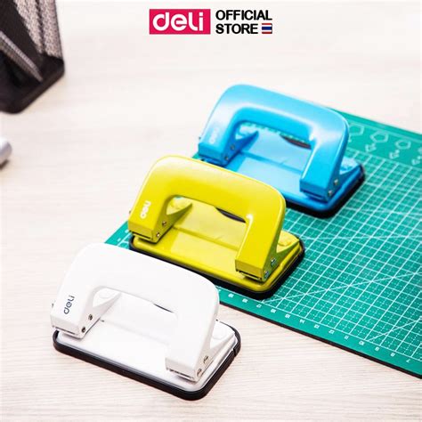 เครื่องเจาะกระดาษ 2 รู Deli ที่เจาะกระดาษ เจาะรู ตุ๊ดตู่เจาะกระดาษ ตุ๊ดตู่ อุปกรณ์สำนักงาน