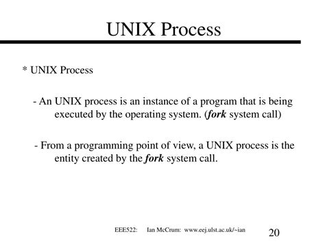PPT UNIX Process PowerPoint Presentation Free Download ID 4803134
