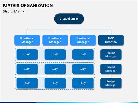 Matrix Organization Chart PowerPoint