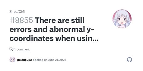 There Are Still Errors And Abnormal Y Coordinates When Using Warp