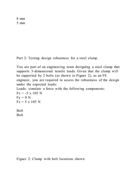 Engr7961 Finite Element Methodsassessment I Report Semes Pdf