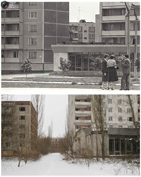 Chernobyl Before And After