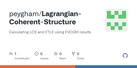 Github Peyghamlagrangian Coherent Structure Calculating Lcs And Ftle Using Fvcom Results