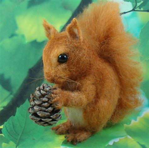 Needle Felted Art By Robin Joy Andreae Squirrel Nutkin